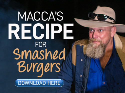 Macca's Smashed Burgers Recipe - Camper Deals - Products & Accessories